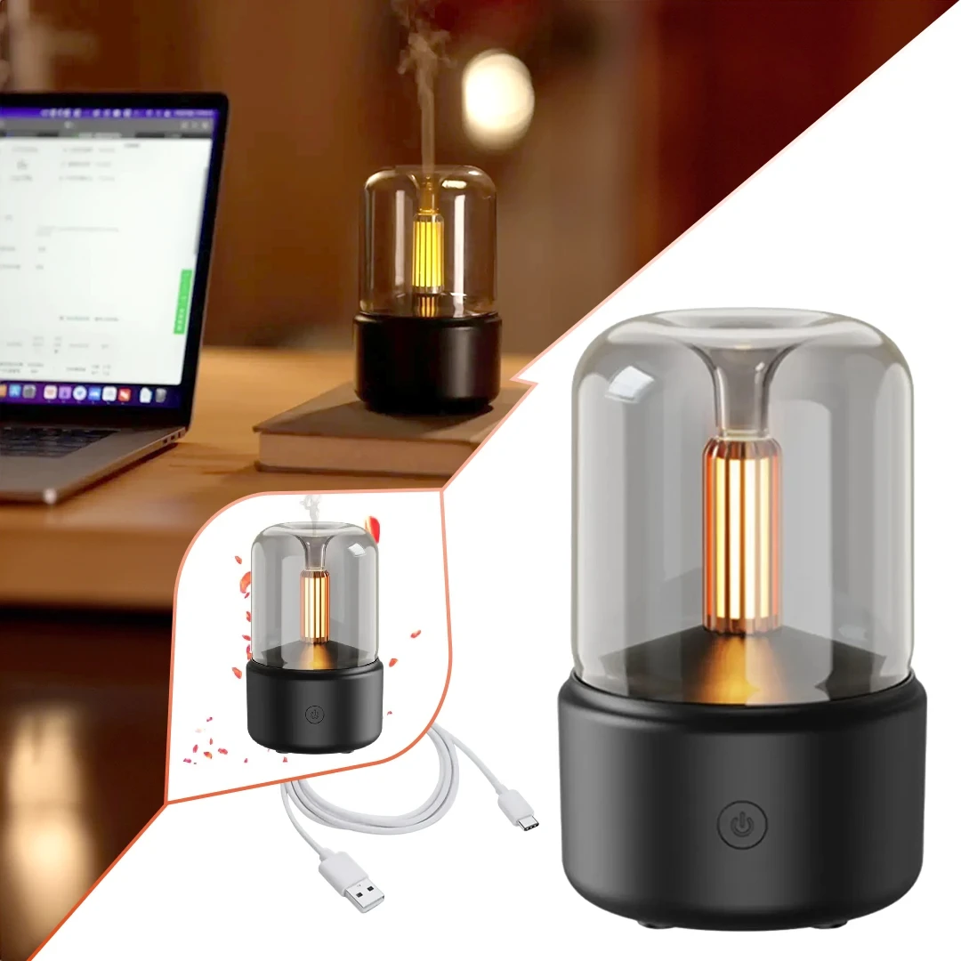 Candlelight Atmosphere Aroma Humidifier 180ml (KP-702)