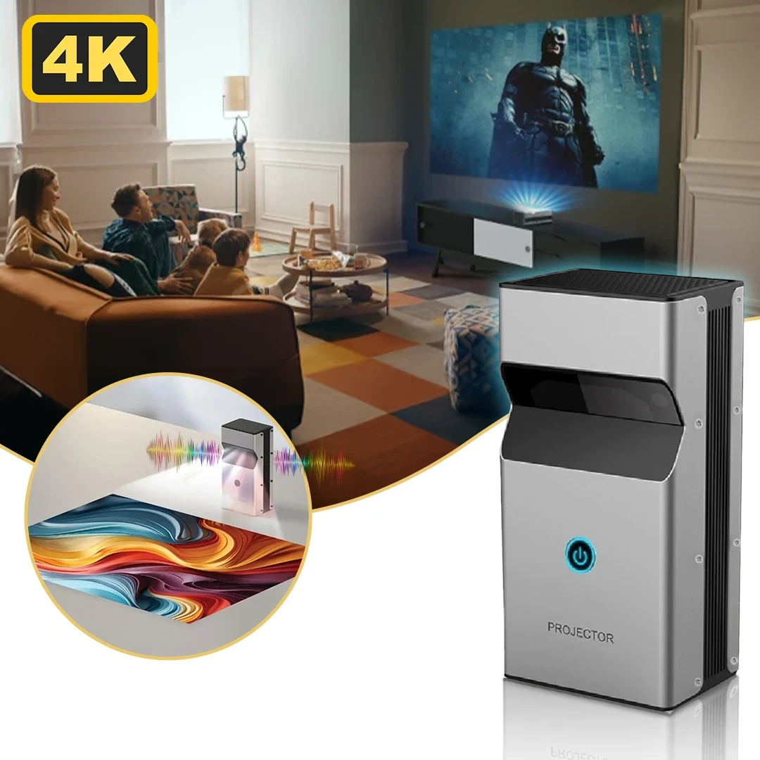 POWEROLOGY PUSHDLP 4K Ultra Short Throw DLP Projector