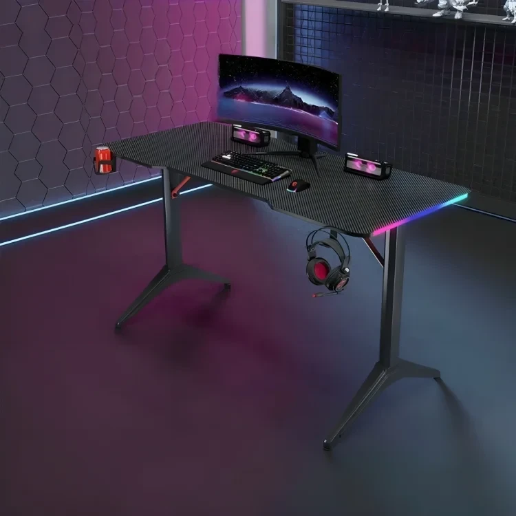 NEXUS D2208 RGB Gaming Table with Carbon Fiber Top
