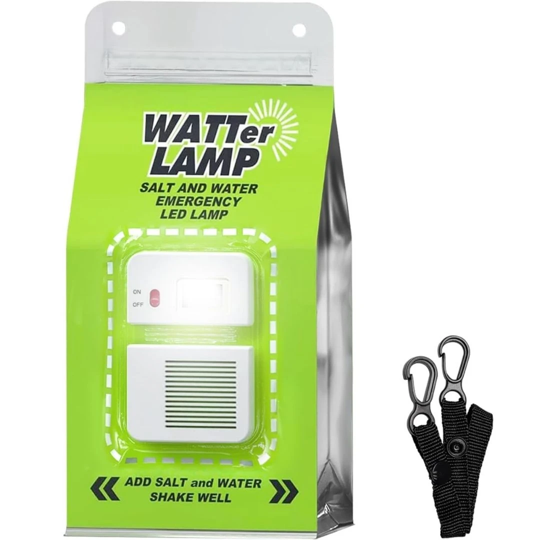 Emergency Hand Lamp Powered By Salt Water