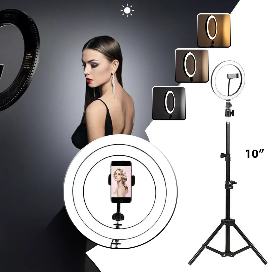 10 inch ring light with 2 meter tripod stand HX 260