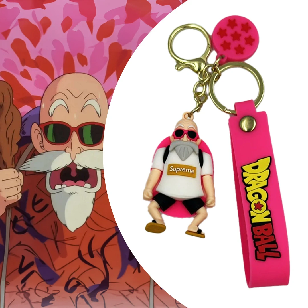 Master Roshi keychain from Dragon Ball cartoon