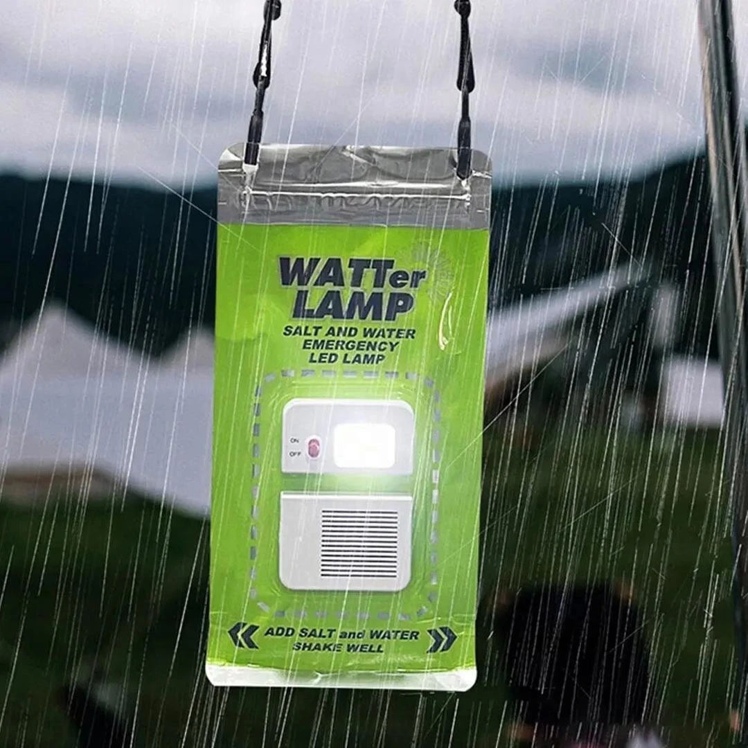 Emergency Hand Lamp Powered By Salt Water