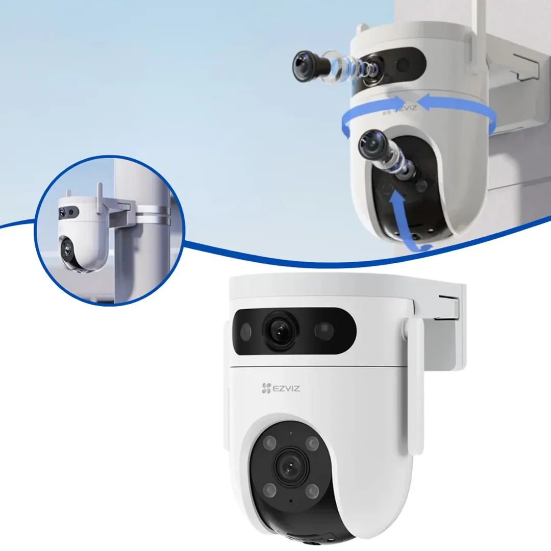 EZVIZ CS-H9c-3K 5MP (3K) Dual Smart Security Camera with Night Vision