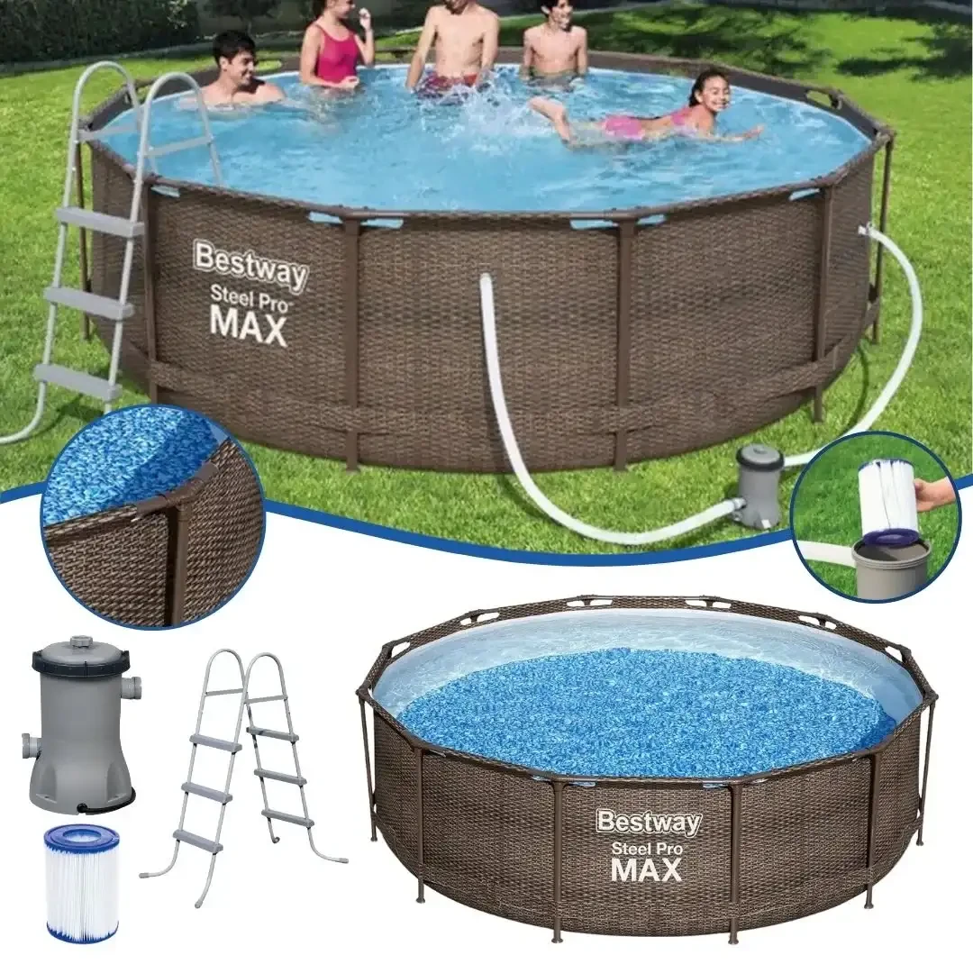 Bestway Steel Pro Max Pool with Filter Pump and Ladder (366*100cm)