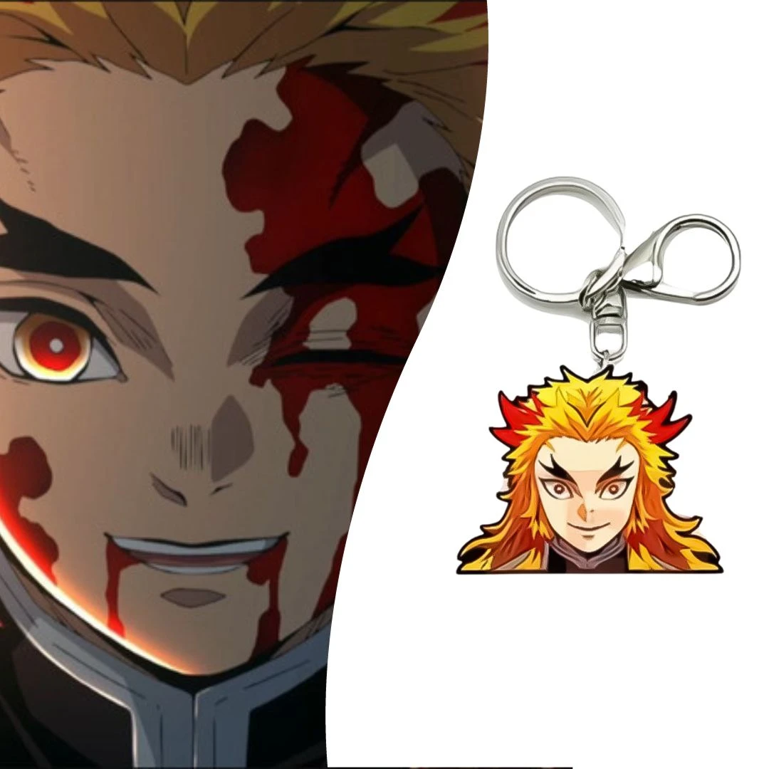 Demon Slayer 3D Rengoku Lenticular Keychain