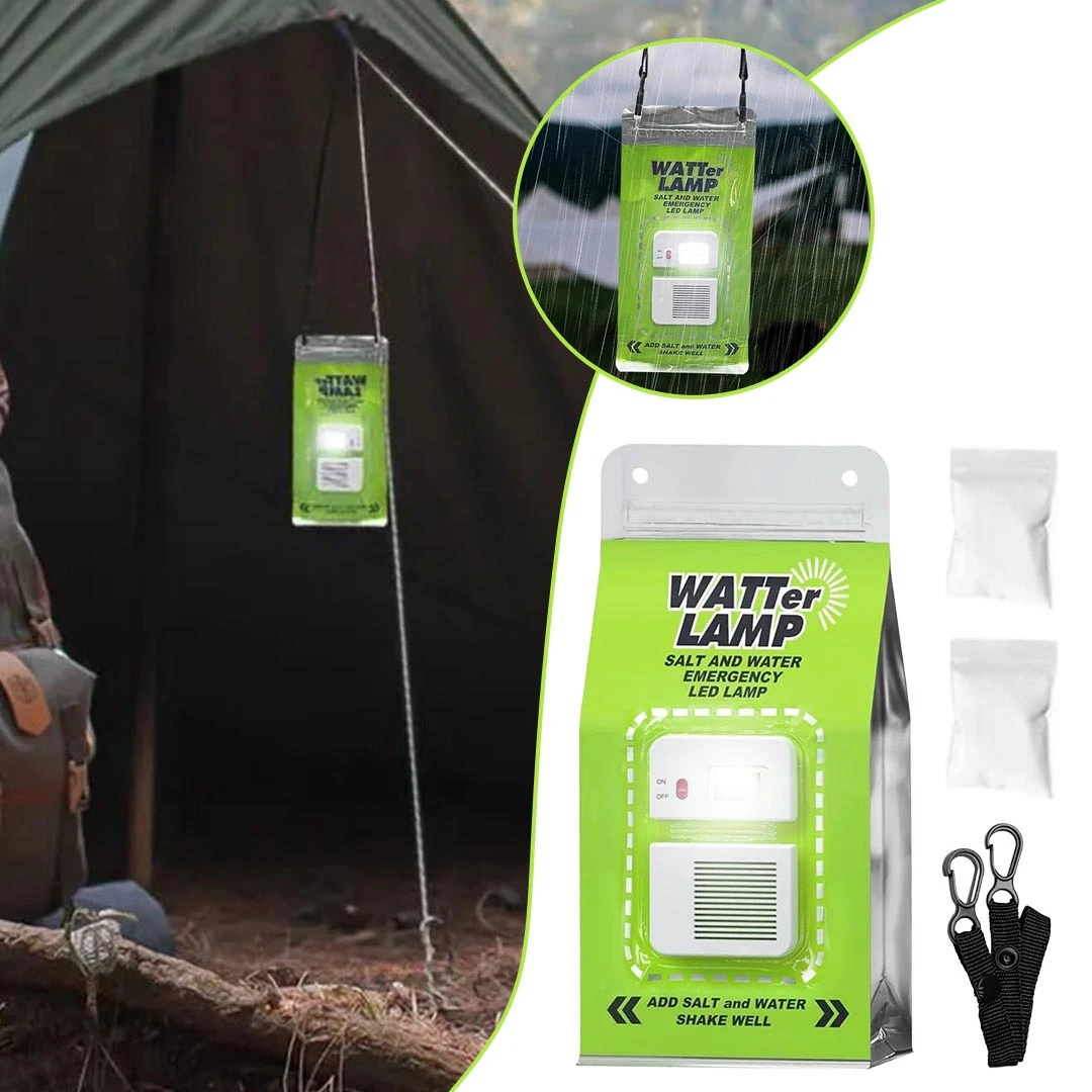 Emergency Hand Lamp Powered By Salt Water