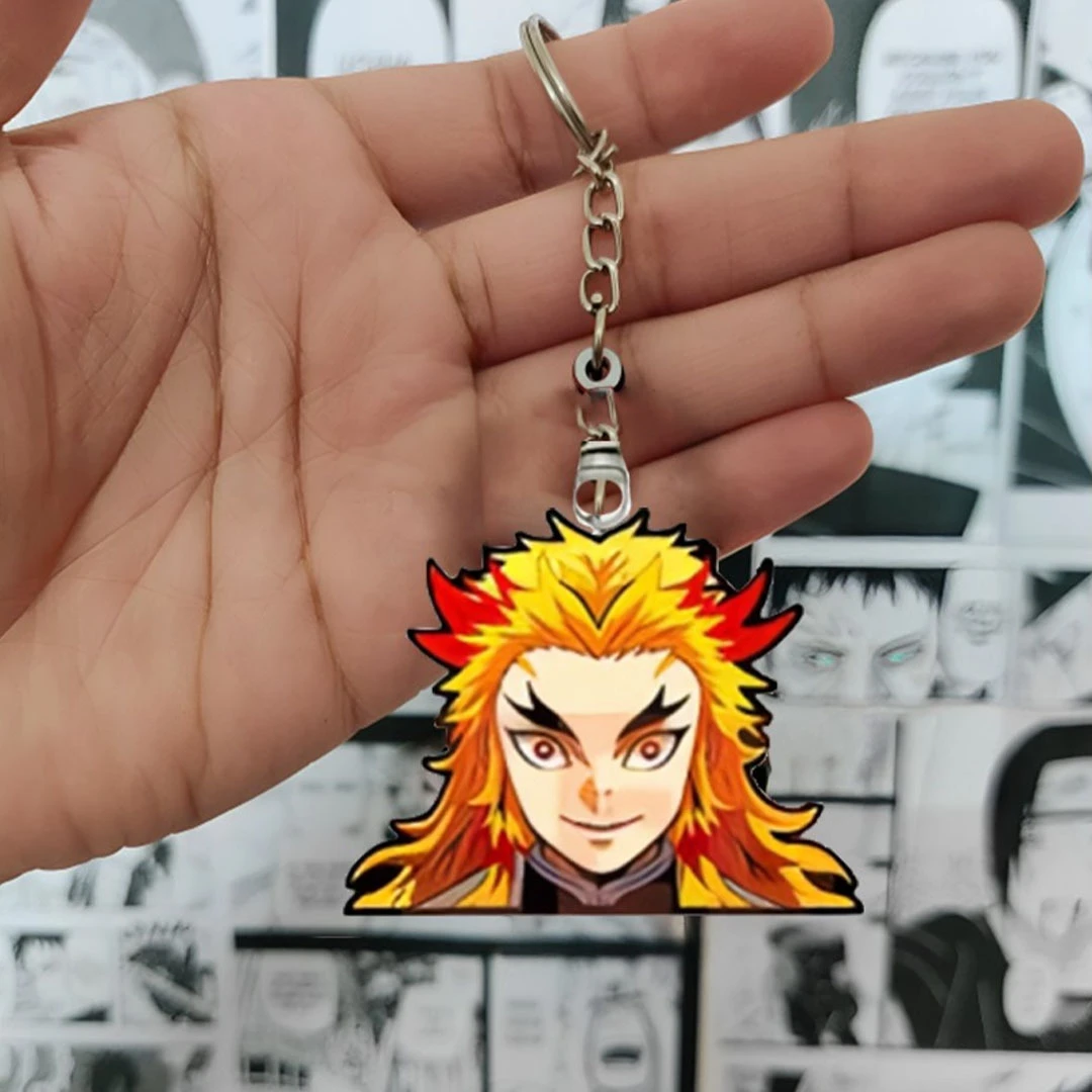 Demon Slayer 3D Rengoku Lenticular Keychain