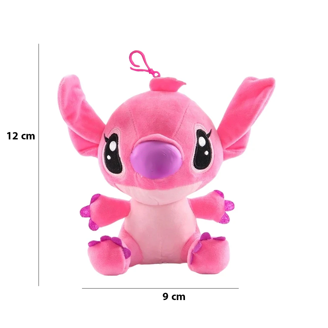 ميدالية مفاتيح أنجل من فيلم ليلو وستيتش Mini - وردي