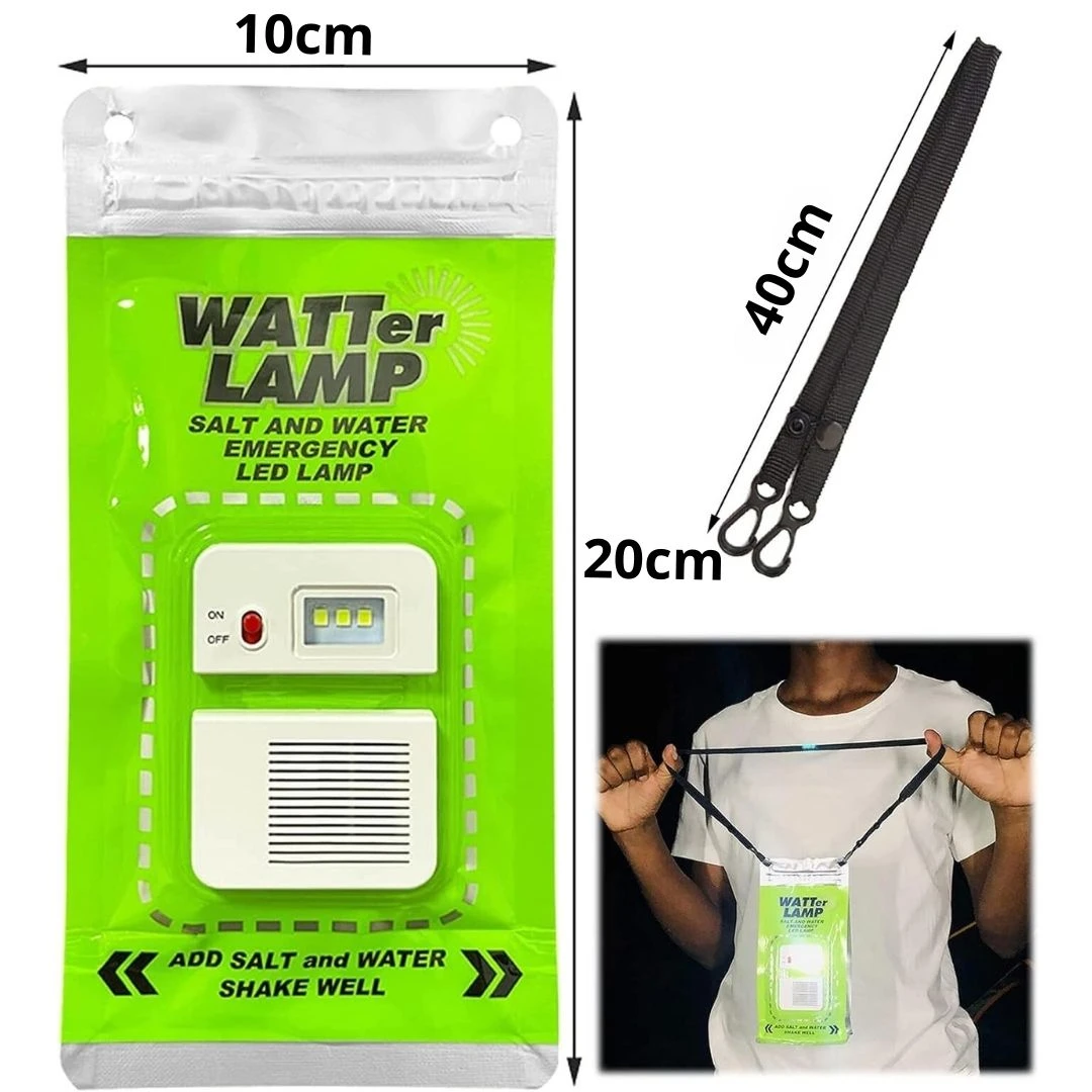 Emergency Hand Lamp Powered By Salt Water